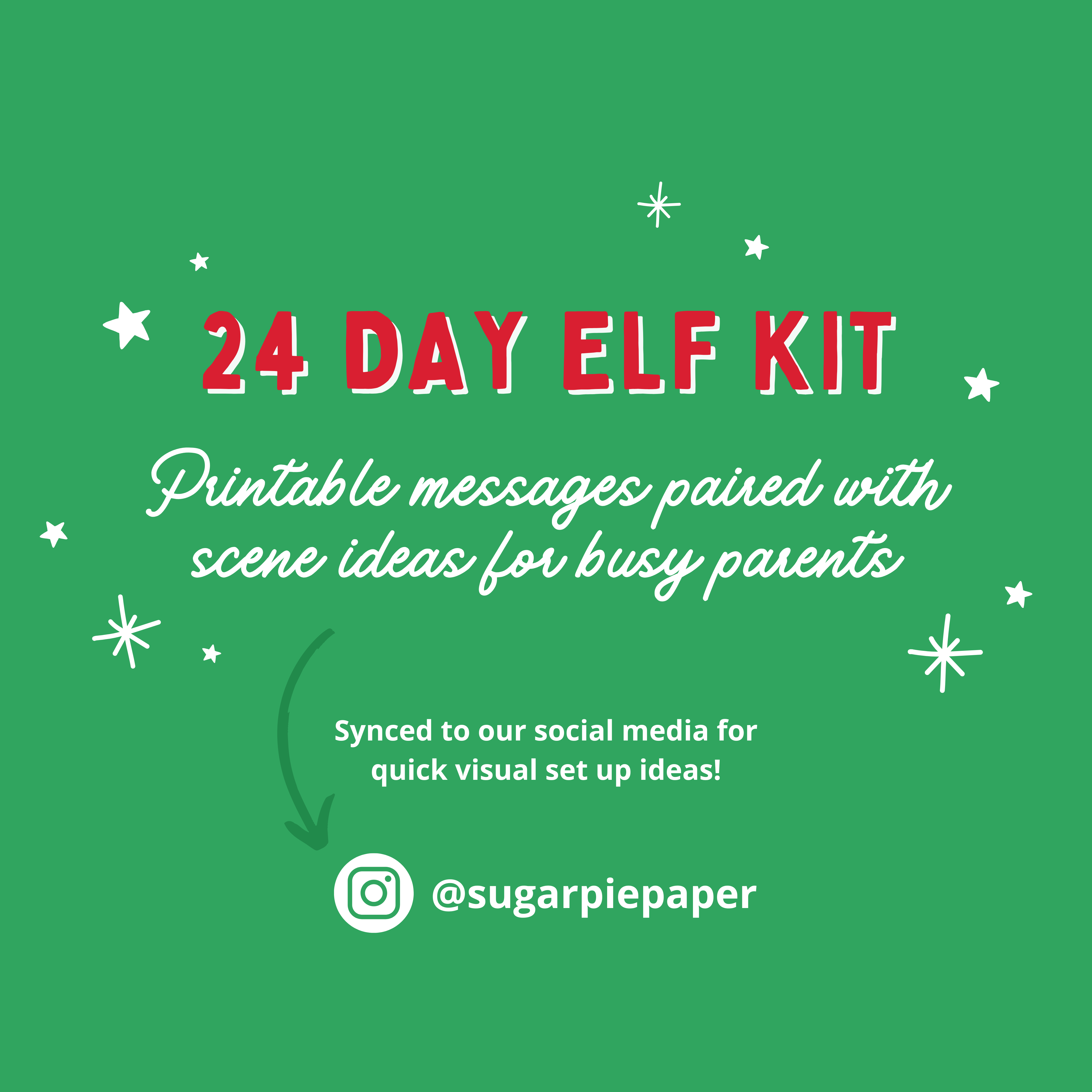 Christmas Elf Kit and Quick Set Up Ideas For Busy Parents – Sugar Pie Paper