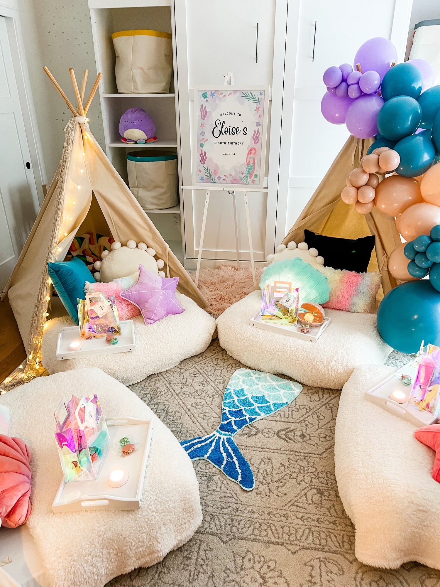 Mermaid Sleepover Birthday Party! – Sugar Pie Paper