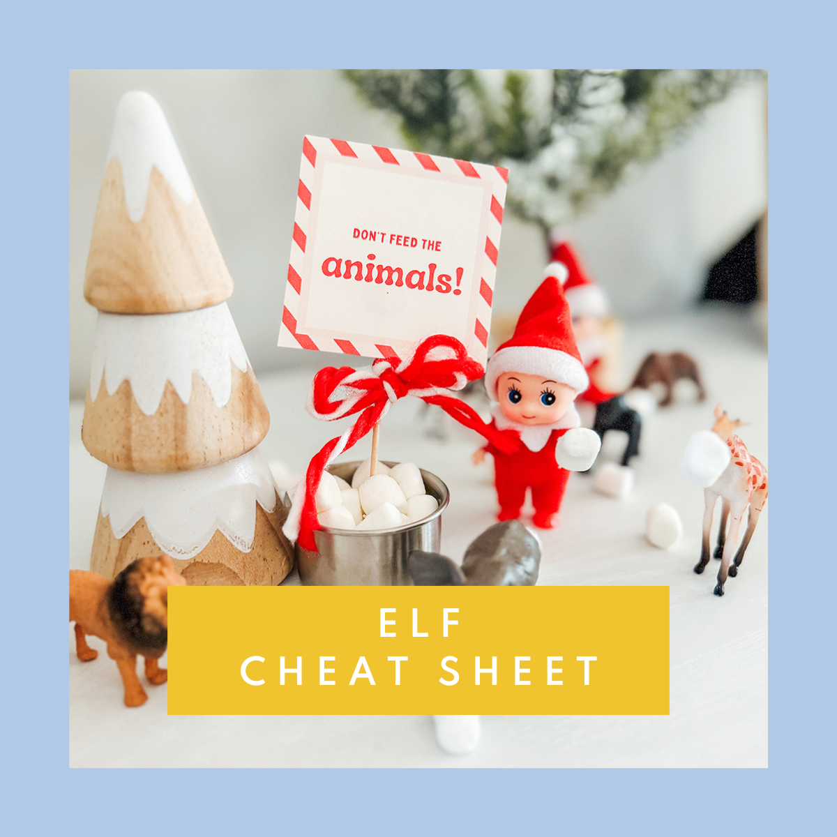 Elf Cheat Sheet – Sugar Pie Paper