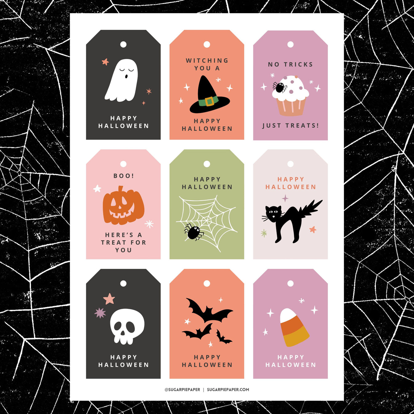 Halloween Gift Tags – Sugar Pie Paper