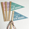 First Day of Fourth Grade Pennant Flag – Sugar Pie Paper