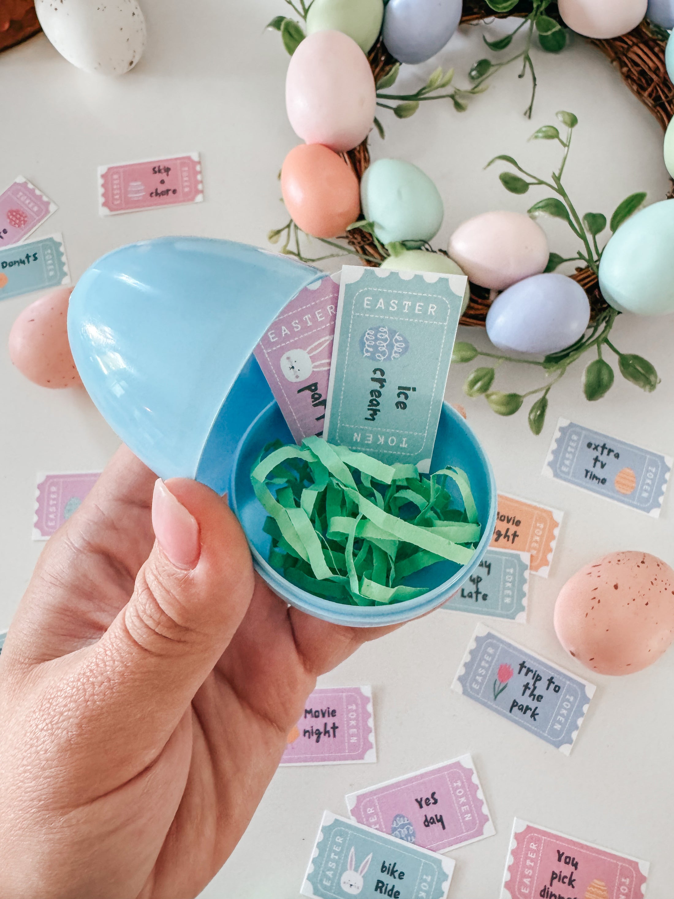 Printable Easter Egg Tokens for Kids – Sugar Pie Paper