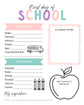 Back to School Printable for Kids – Sugar Pie Paper