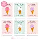 Ice Cream Printable Cards – Sugar Pie Paper