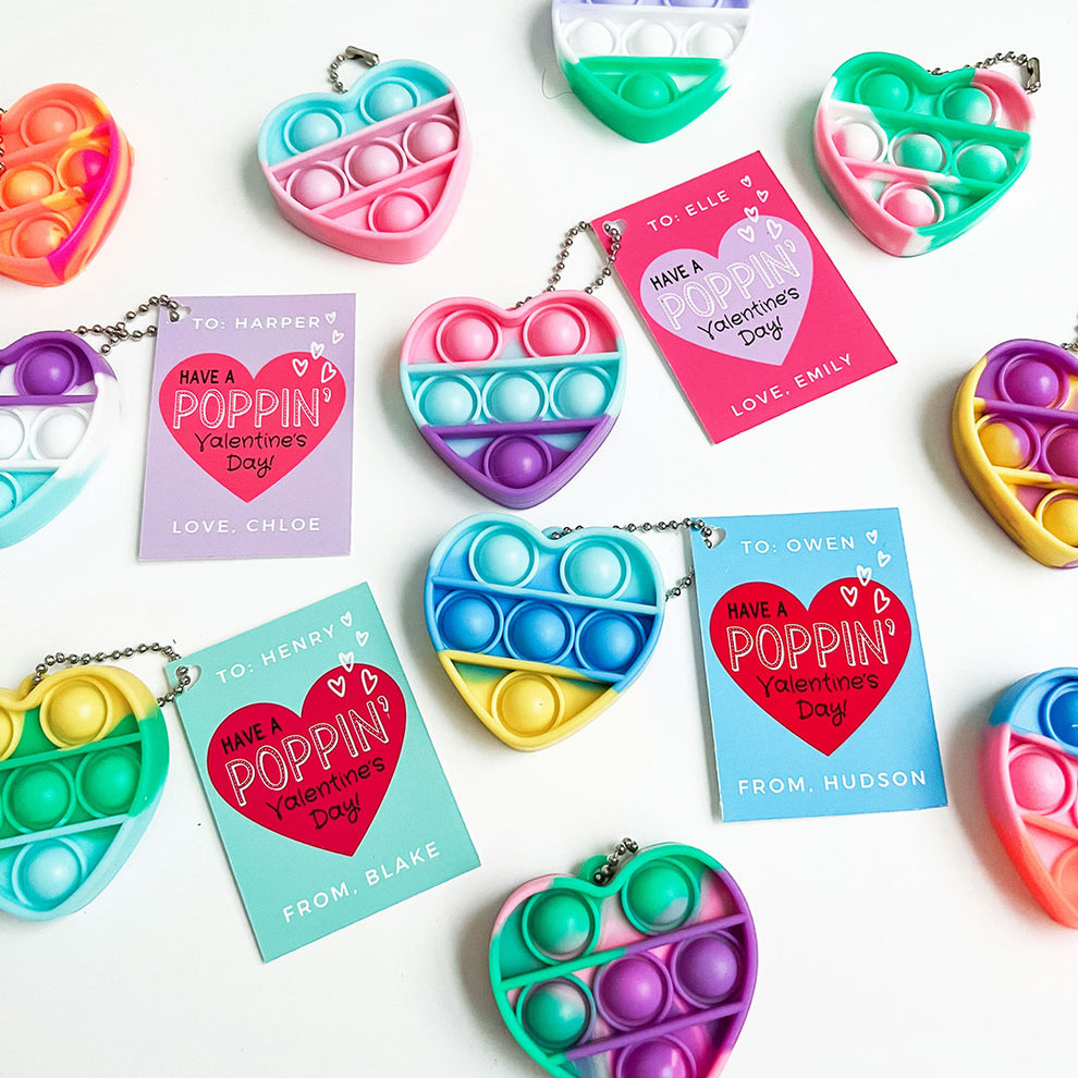 Pop-it Valentine's Day Cards for Kids – Sugar Pie Paper