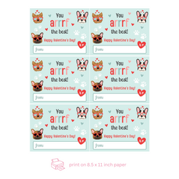 Puppy Love Printable Cards – Sugar Pie Paper