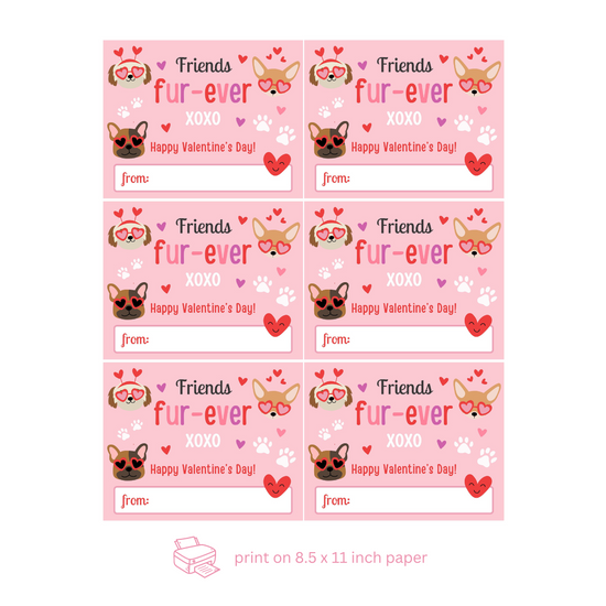 Puppy Love Printable Cards – Sugar Pie Paper