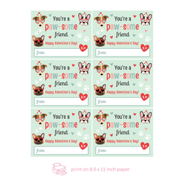 Puppy Love Printable Cards – Sugar Pie Paper