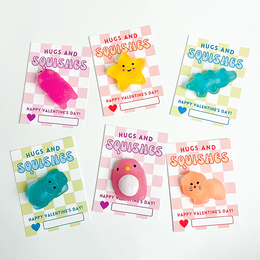 Hugs and Squishes Printable Cards – Sugar Pie Paper
