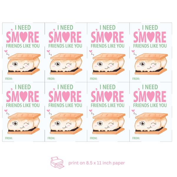S'more Printable Cards – Sugar Pie Paper