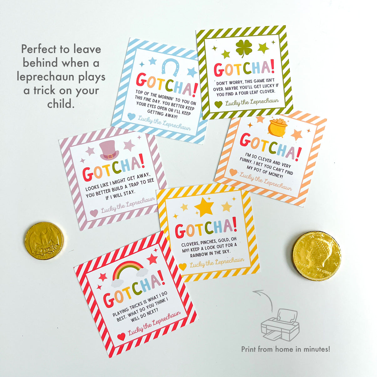 St Patricks Day Leprechaun Game Printable – Sugar Pie Paper