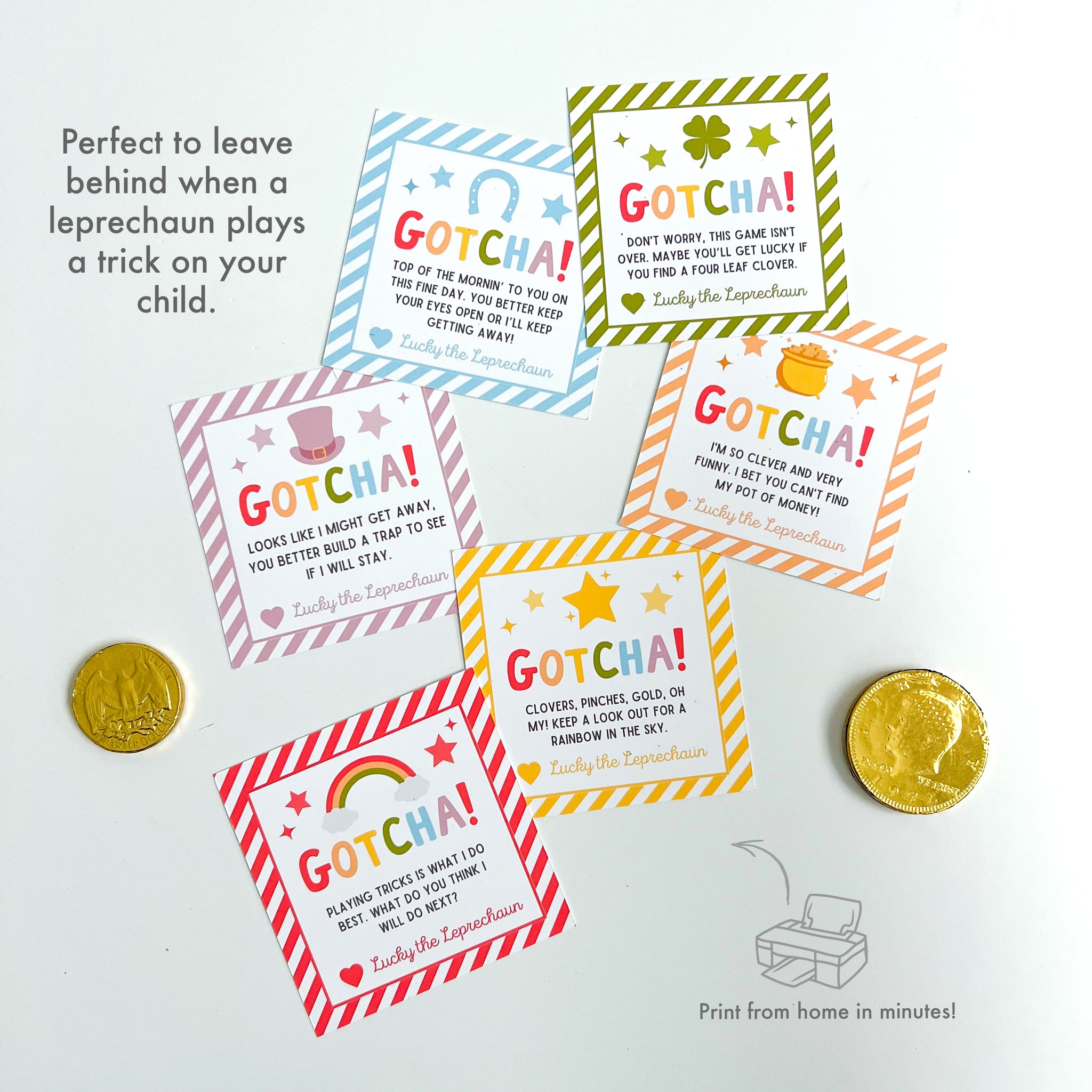 St Patricks Day Leprechaun Game Printable – Sugar Pie Paper