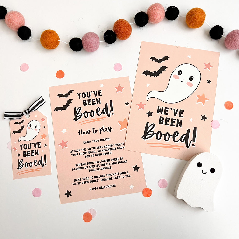 You've Been Booed Halloween Sign – Sugar Pie Paper