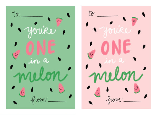 Watermelon Printable Cards – Sugar Pie Paper