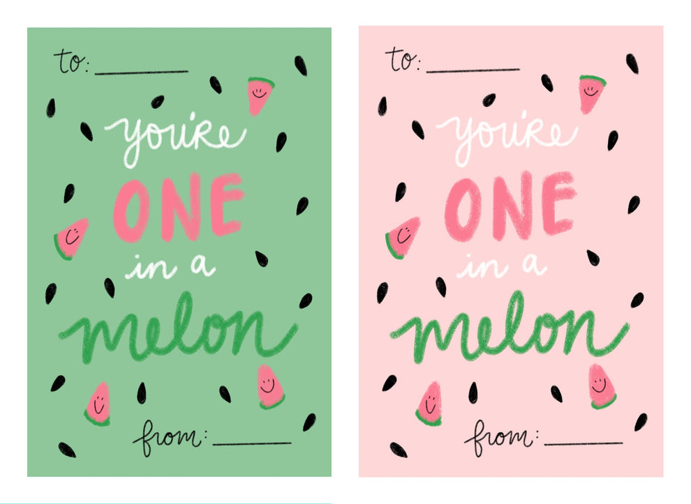 Watermelon Printable Cards – Sugar Pie Paper